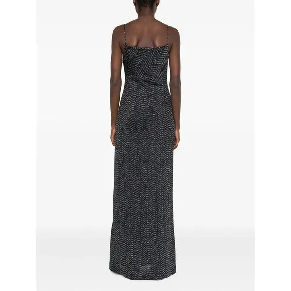 Missoni Zigzag Knit Evening Dress - Blue