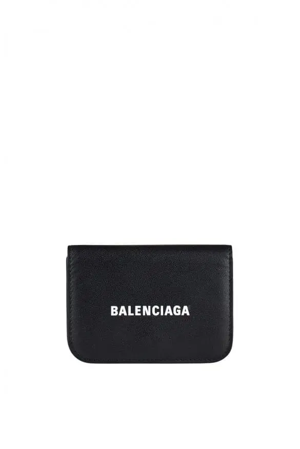 Balenciaga Wallet Cash Mini - Black