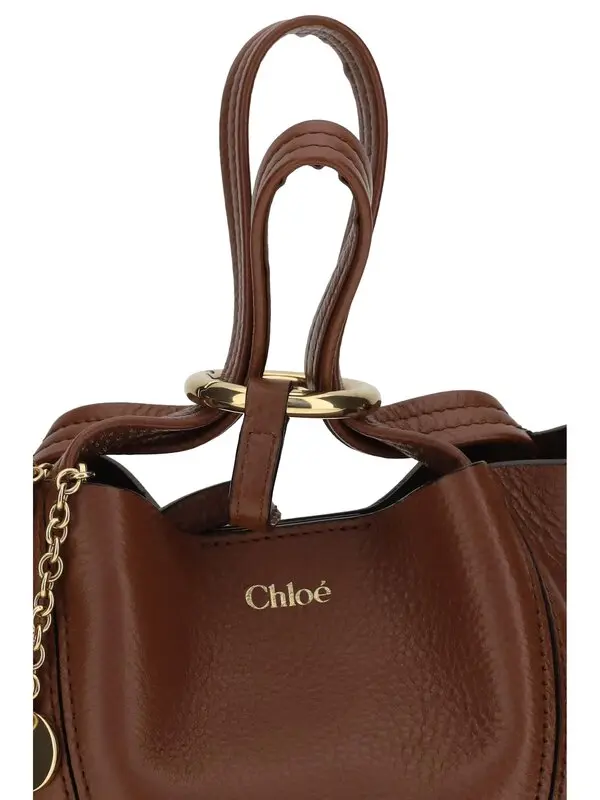 Chloé Spin Shoulder Bag - Brown