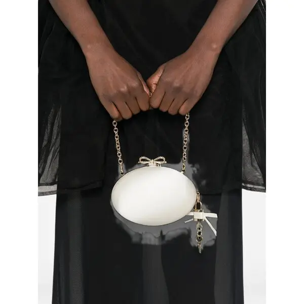 SELF-PORTRAIT Neutrals Clutch Bags