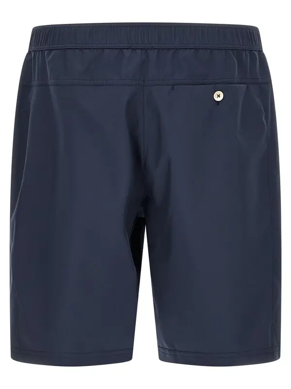 Brunello Cucinelli Nylon Bermuda Shorts - Blue