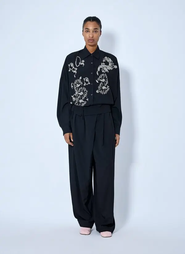 Dries Van Noten Casia Embellished Shirt