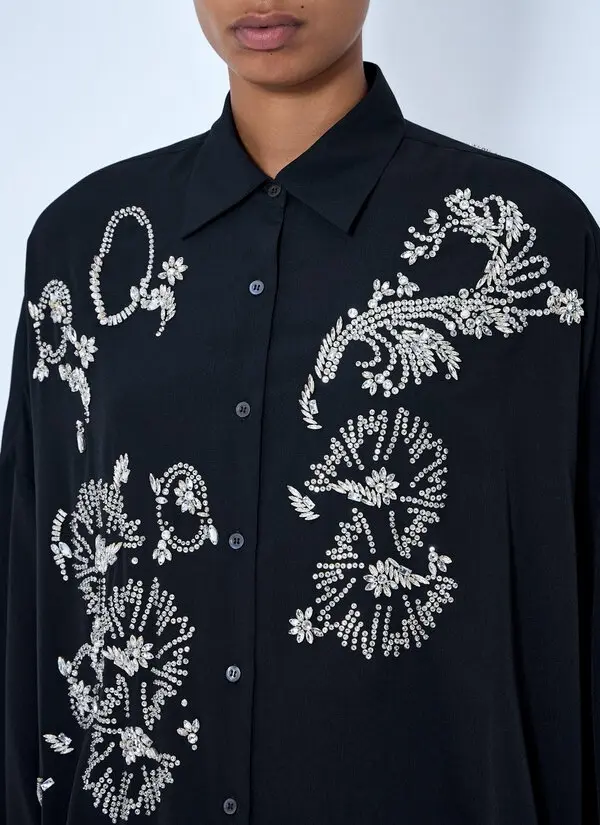 Dries Van Noten Casia Embellished Shirt