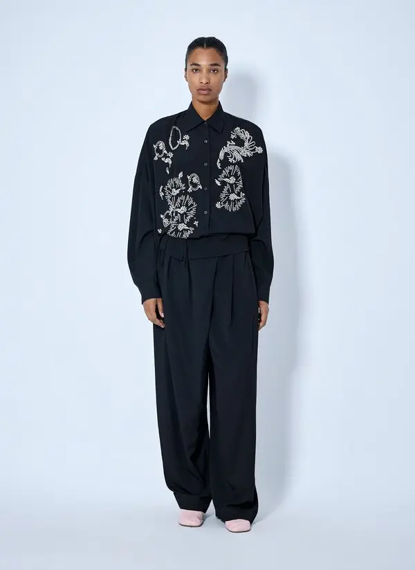 Dries Van Noten Casia Embellished Shirt