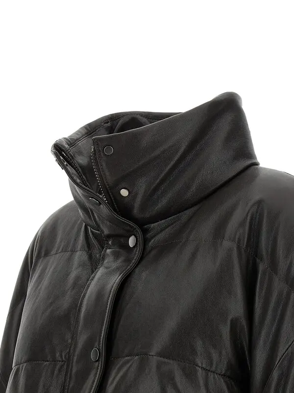 Brunello Cucinelli Padded Leather Jacket