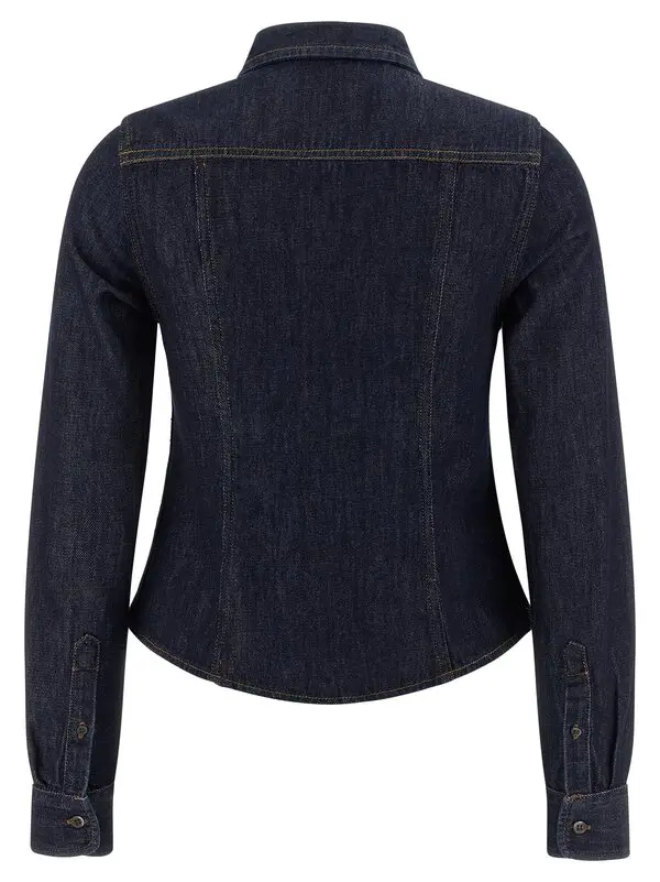 Dries Van Noten Cellie Den Shirt - Blue