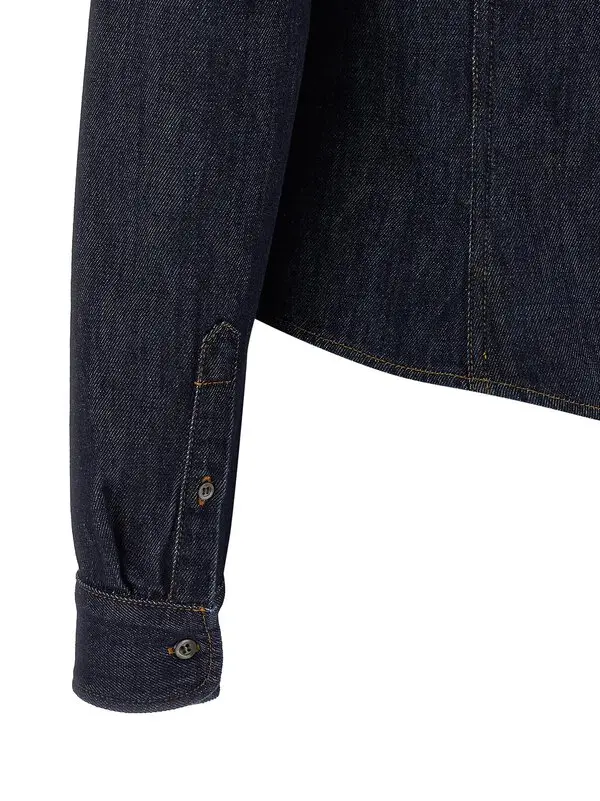 Dries Van Noten Cellie Den Shirt - Blue