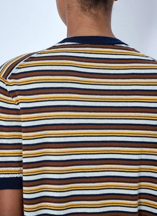 Prada Striped Knit T-shirt