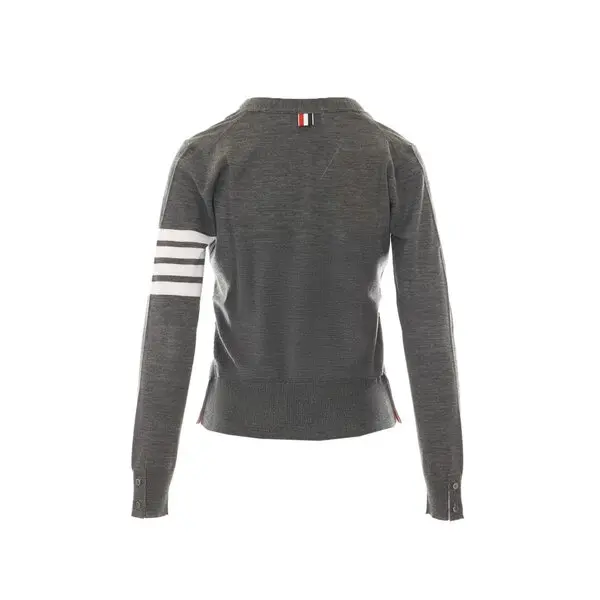 Thom Browne Relaxed Fit 4-bar Cardigan - Gray