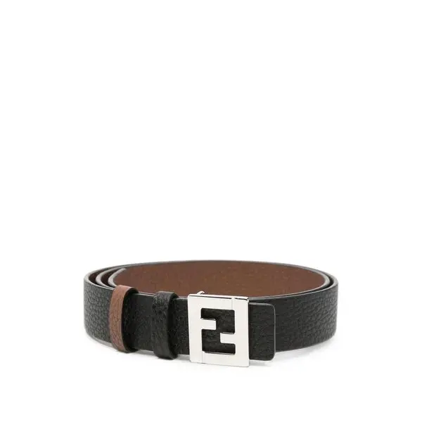 Fendi Leather Belt - Brown