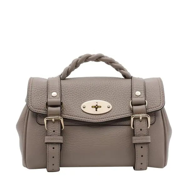 Mulberry Mini Alexa Handbag - Gray