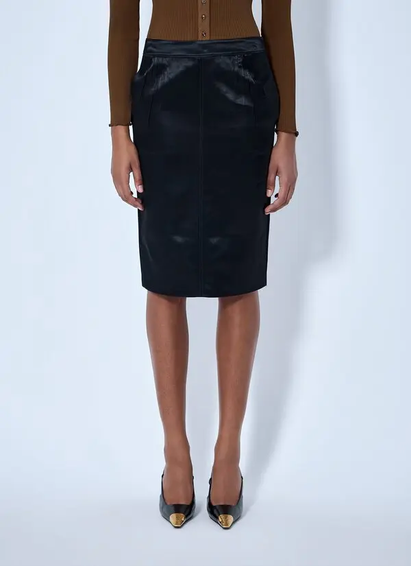Saint Laurent Cassandre Pencil Skirt