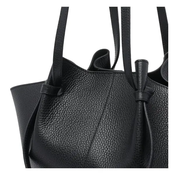 Yuzefi Calf Leather Shoulder Bag - Black