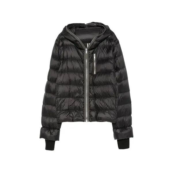 Rick Owens Quilted Down Jacket - Black