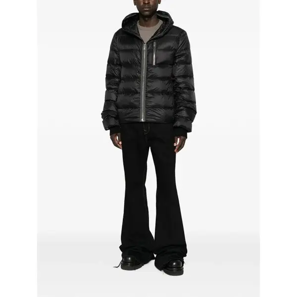 Rick Owens Quilted Down Jacket - Black