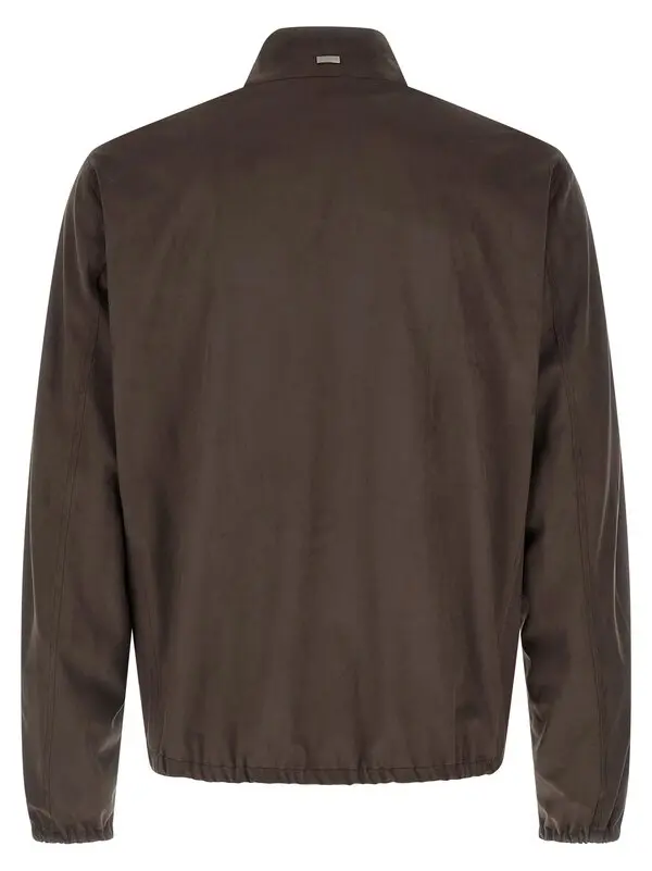 Herno Suede Effect Jacket