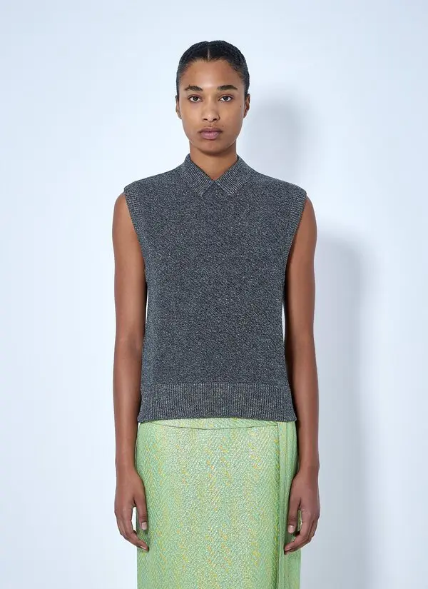 Marni V Neck Sweater - Gray
