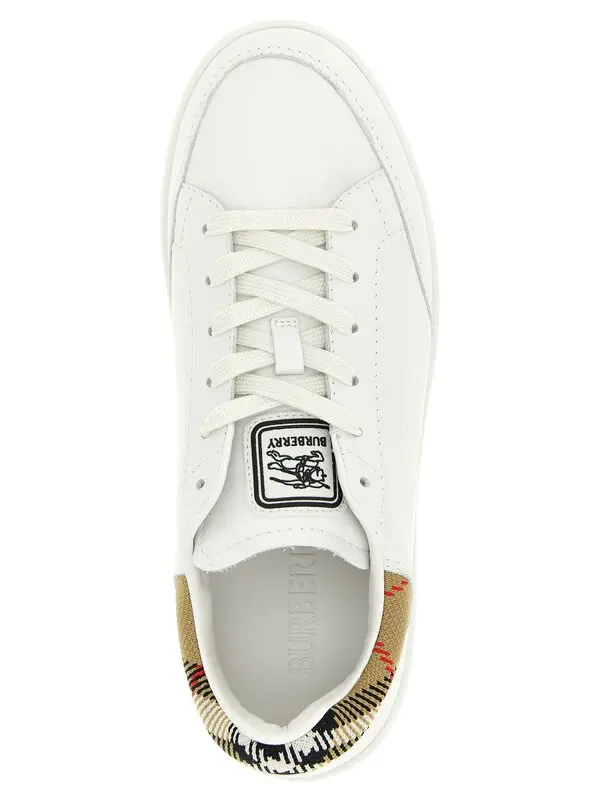 Burberry Leather Sneakers - Multicolor