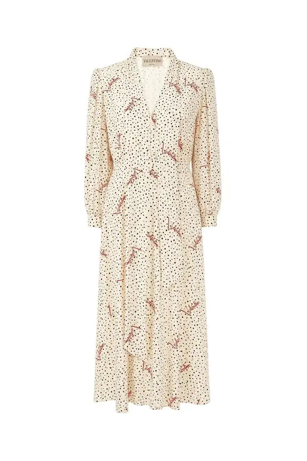 Valentino Garavani Polka Dot Dress - Multicolor