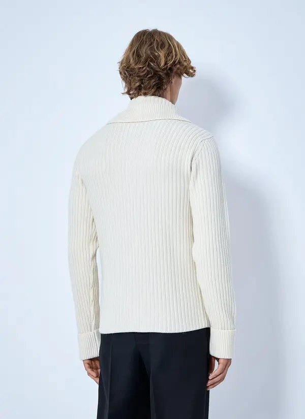 Bottega Veneta Wool Ribbed Knit Sweater