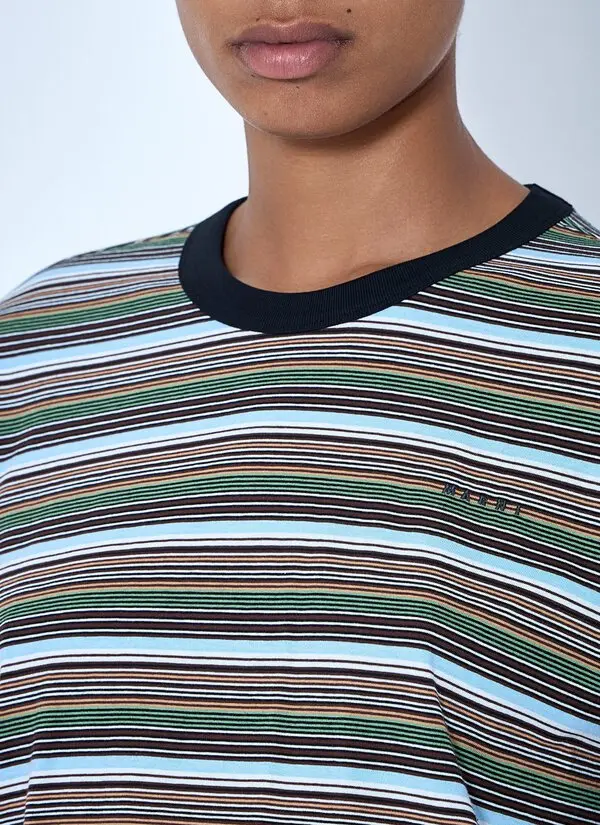 Marni Striped Crewneck T-shirt