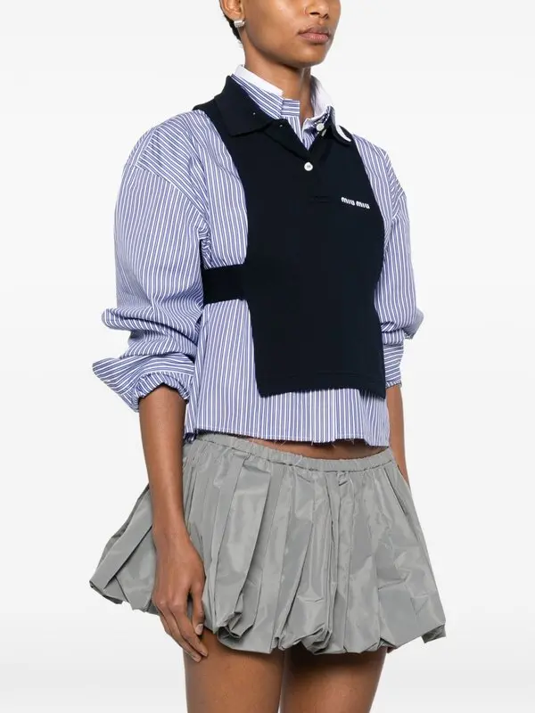 Miu Miu Cotton Polo Top