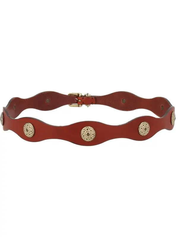 Etro Leather Belt - Brown