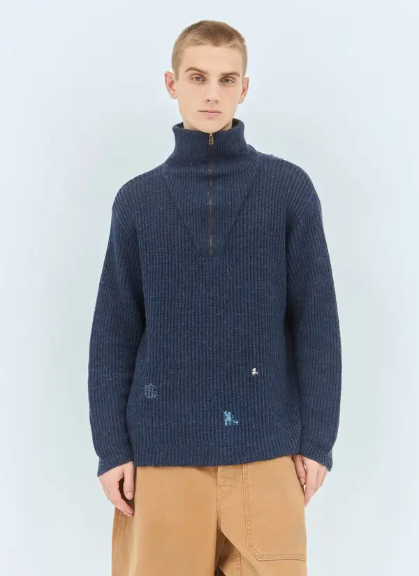 MAISON MARGIELA Summer Shetland Knit Sweater