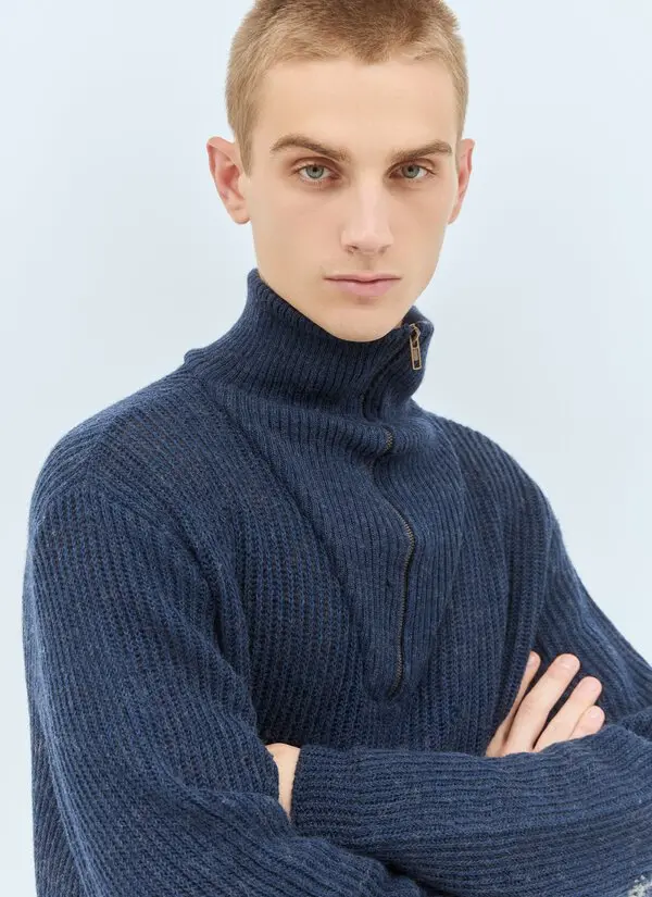MAISON MARGIELA Summer Shetland Knit Sweater
