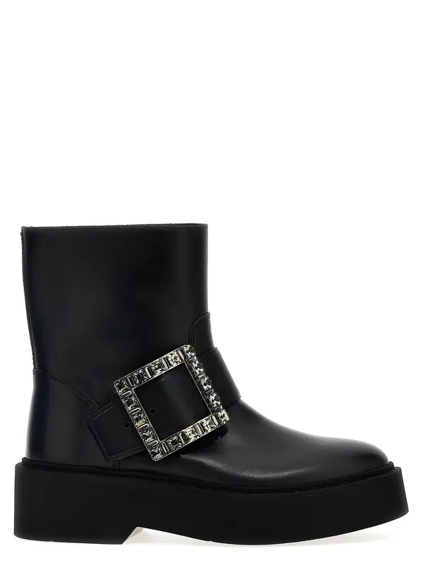 ROGER VIVIER Viv Rangers' Ankle Boots