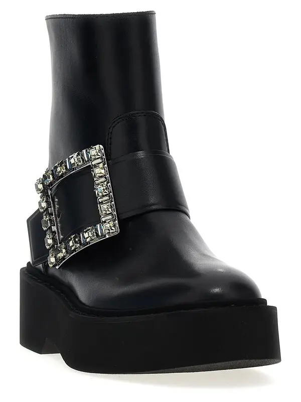 ROGER VIVIER Viv Rangers' Ankle Boots