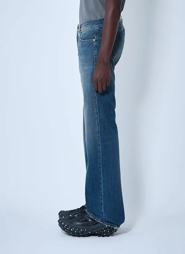 Balenciaga Low Rise Jeans - Multicolor