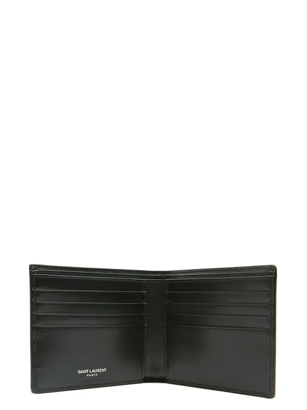 Saint Laurent Logo Wallet - Black