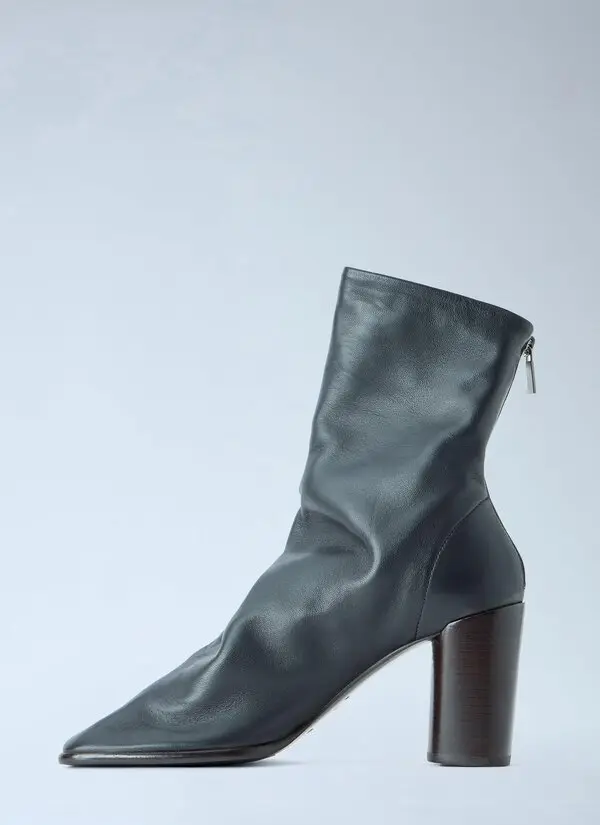 LEMAIRE Glove Ankle Boots - Black