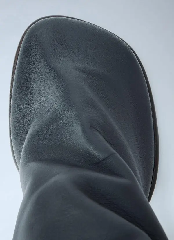 LEMAIRE Glove Ankle Boots - Black