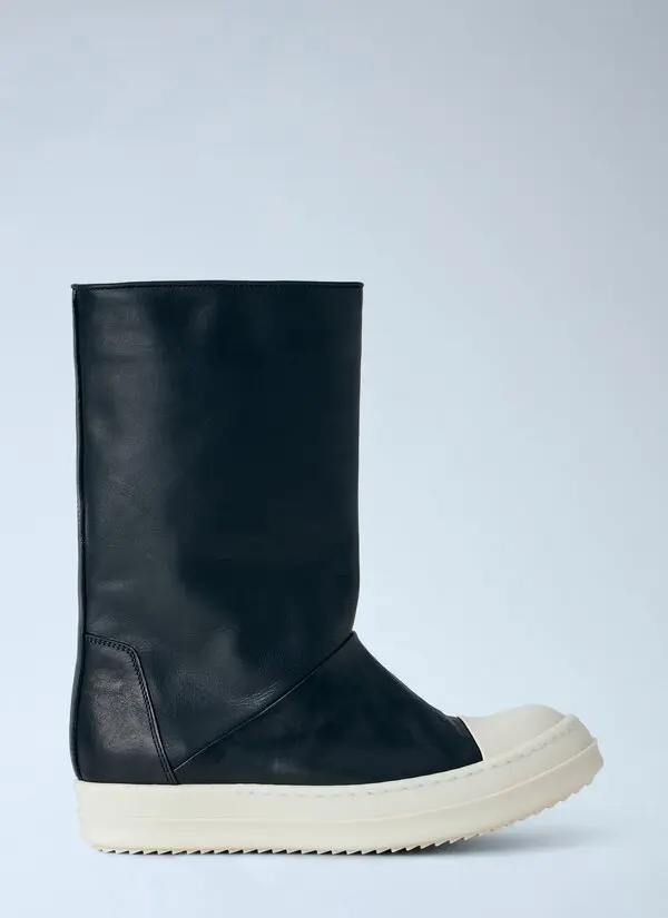 Rick Owens Tower High Leather Boots