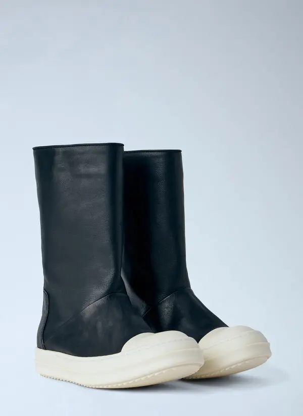 Rick Owens Tower High Leather Boots