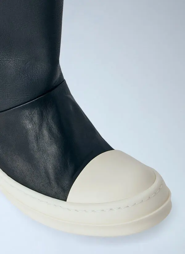 Rick Owens Tower High Leather Boots