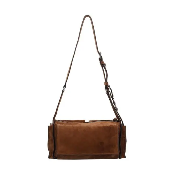 Miu Miu Suede Utilitaire Crossbody Bag