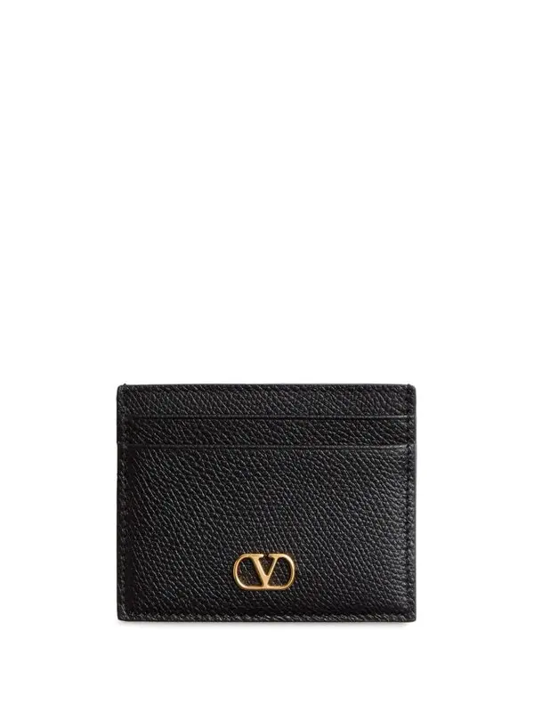 Valentino Garavani Vlogo Signature Leather Card Case - Multicolor