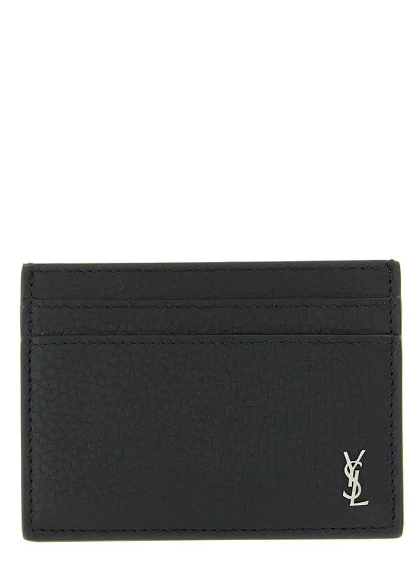 Saint Laurent Monogramme' Card Holder - Black