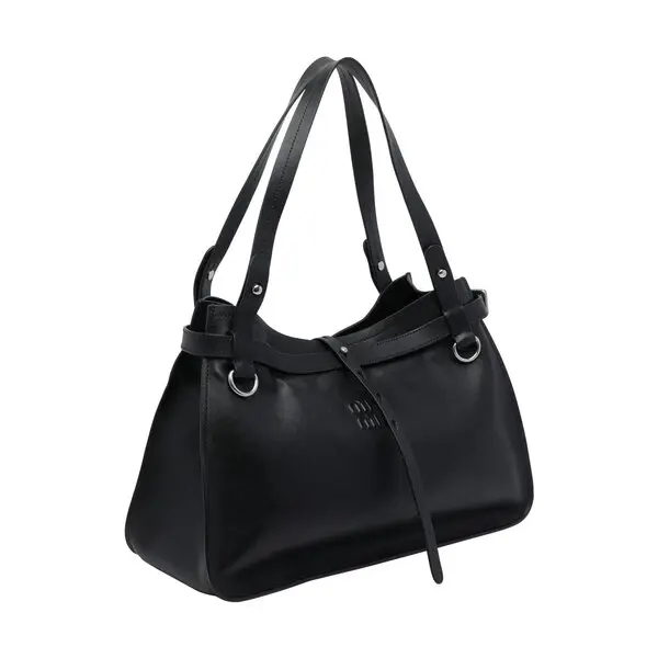 Miu Miu Logo Leather Shoulder Bag