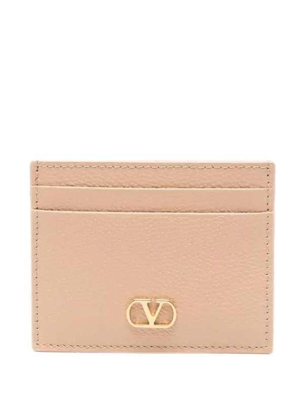 Valentino Garavani Vlogo Signature Leather Card Case - Multicolor