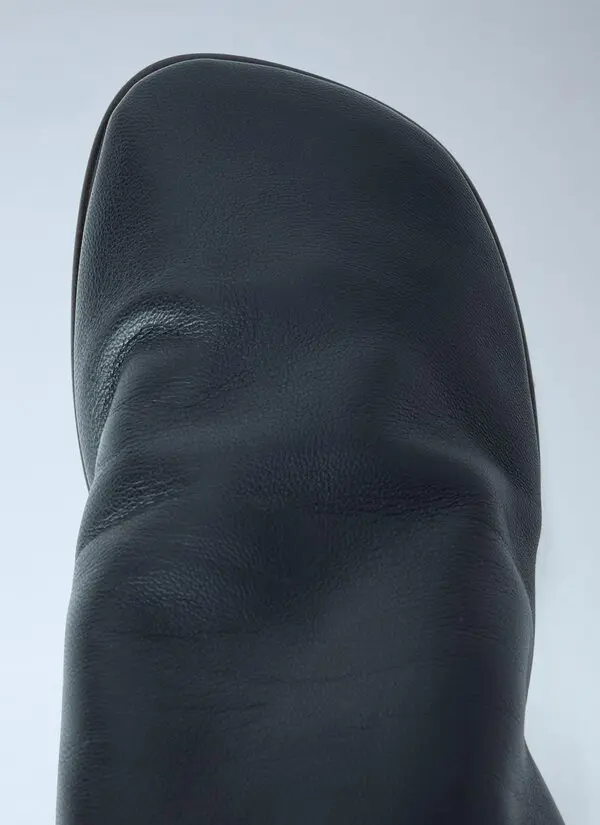 LEMAIRE Glove Mules - Black