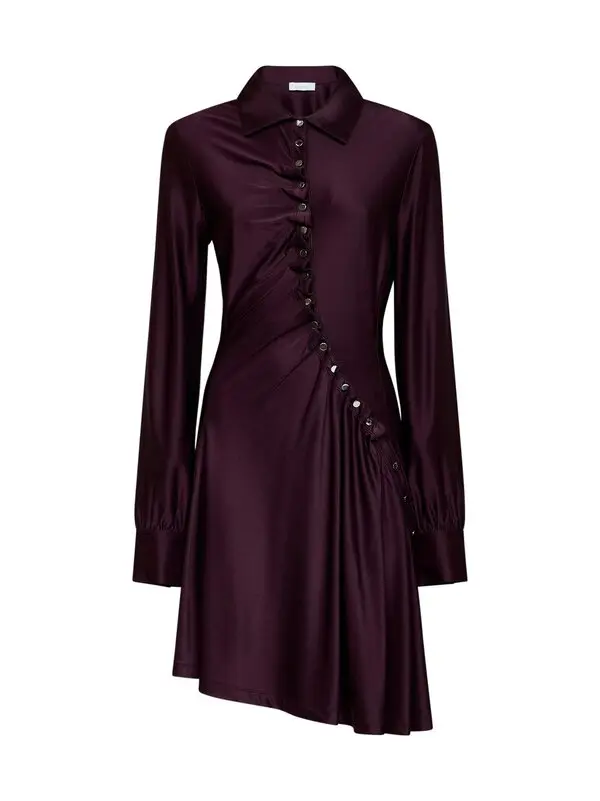 Rabanne Jersey Asymmetric Mini Dress - Multicolor