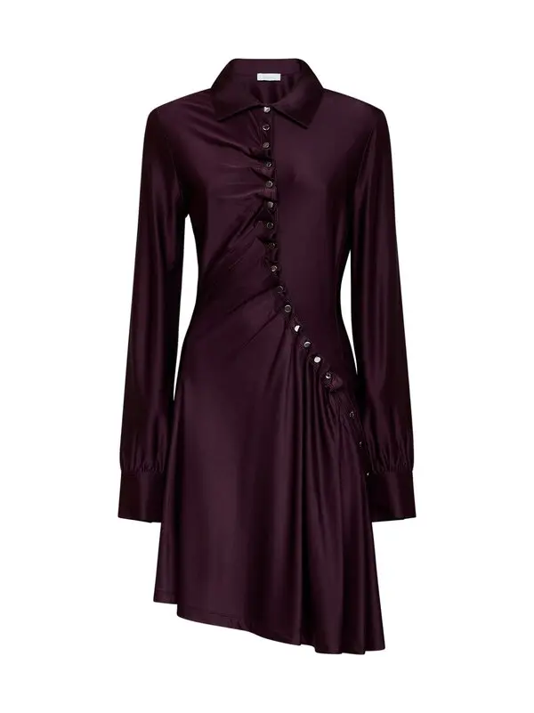 Rabanne Jersey Asymmetric Mini Dress - Multicolor