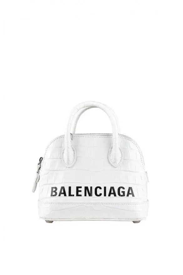 Balenciaga Ville Handbag - White
