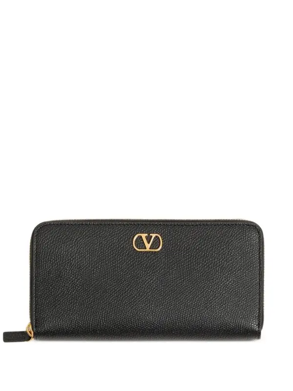 Valentino Garavani Vlogo Signature Leather Wallet - Multicolor