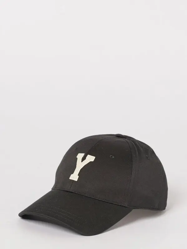 Saint Laurent Cotton Twill Baseball Cap - Black