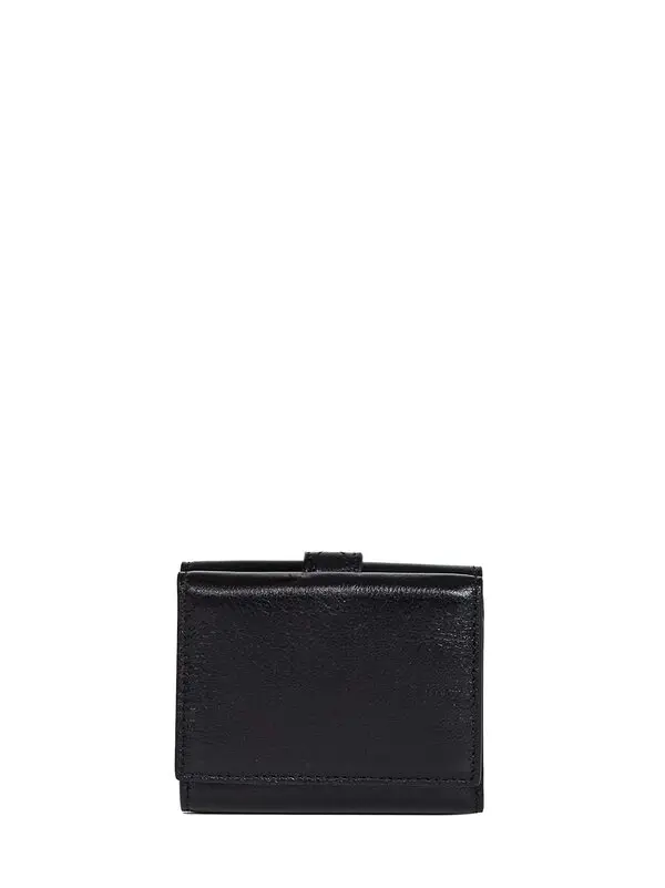 Chloé Black Paddington Mini Tri-fold Wallet - Multicolor